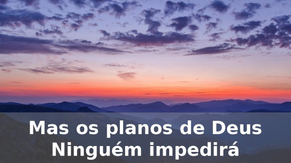 Os Planos de Deus - Samuel Messias | Slide Gospel