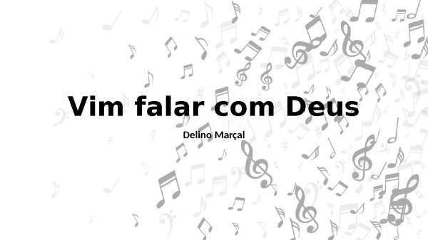 Vim falar com Deus | Slide Gospel