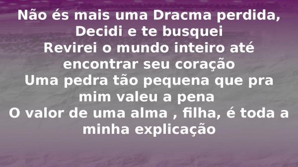 A Dracma E O Seu Dono | Slide Gospel