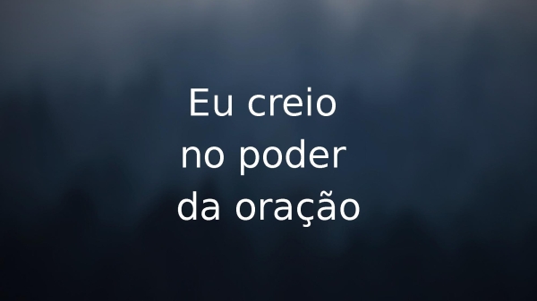 Poder da Oração | Slide Gospel