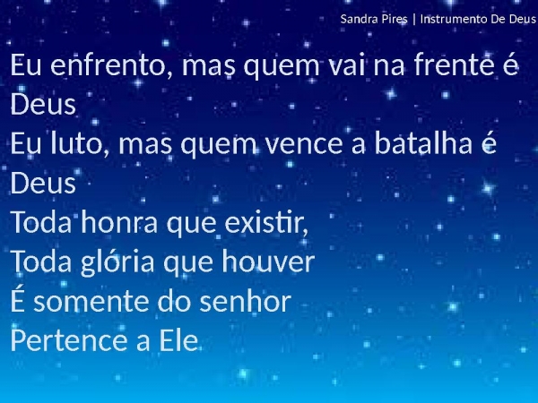 Instrumento de Deus | Slide Gospel
