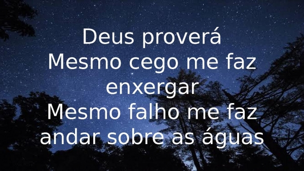 Deus proverá - Gabriela Gomes | Slide Gospel