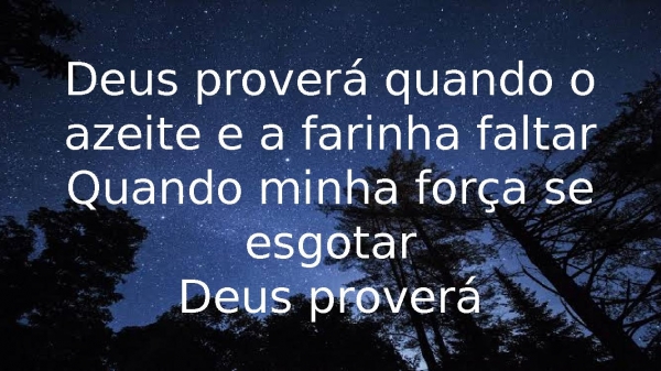 Deus proverá - Gabriela Gomes | Slide Gospel