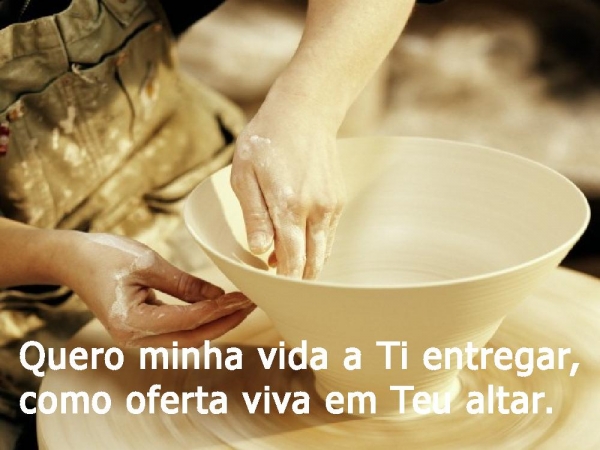 Venho Senhor minha vida oferecer | Slide Gospel Venho Senhor minha vida oferecer | Slide Gospel