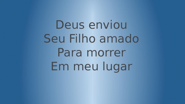 Porque Ele Vive | Slide Gospel