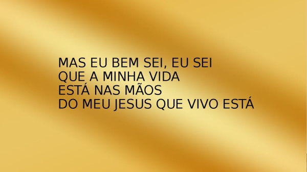 Harpa Cristã - 545 Porque Ele vive | Slide Gospel