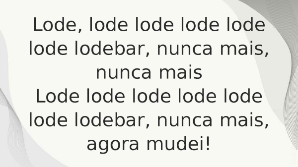 Lodebar nunca mais | Slide Gospel