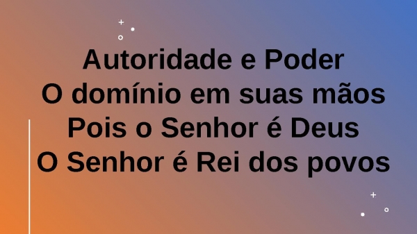 Autoridade e Poder | Slide Gospel