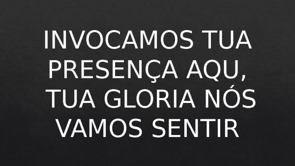 Invocamos | Slide Gospel