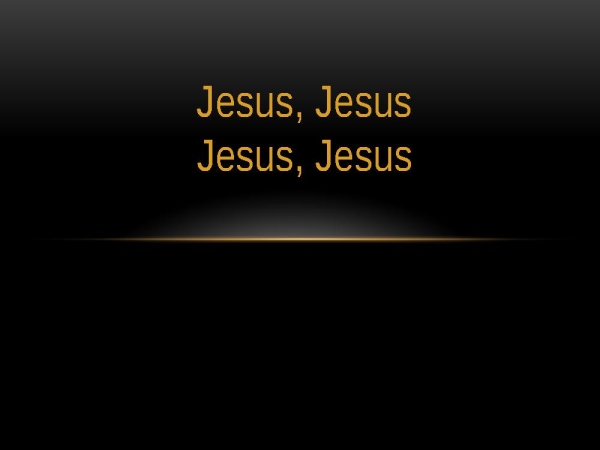 Jesus | Slide Gospel
